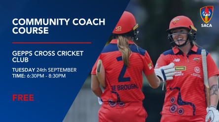 Gepps Cross Cricket Club Community Coach Course | SACA