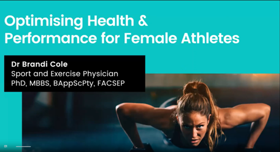 Optimising Health & Performance for Female Athletes | SLS