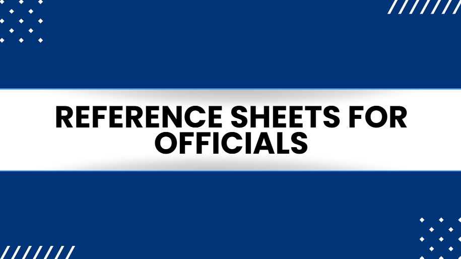 Reference Sheets for Officials | USA Artistic Swimming