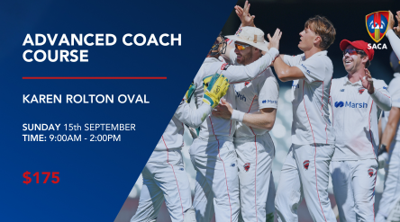 Karen Rolton Oval Advanced Coaching Course | SACA